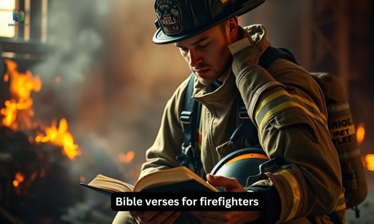 60+ Powerful Bible Verses for Firefighters: Your Shield and Armor