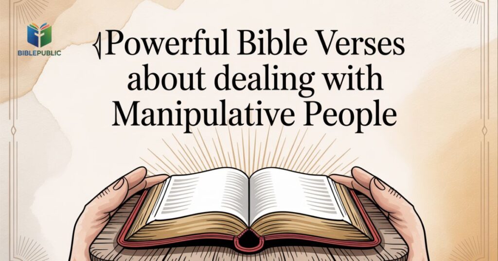 Bible Verses About Dealing with Manipulative People: God’s Truth ...